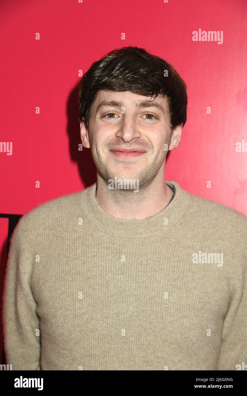 Alex Edelman poses for photographers before the "POTUS" Broadway ...