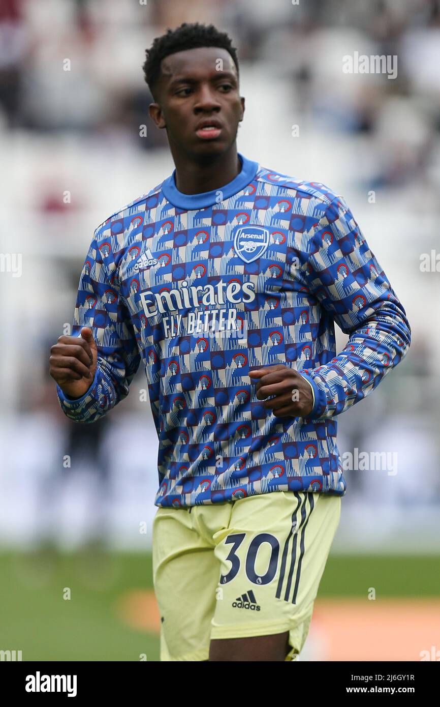 Eddie Nketiah #30 of Arsenal Stock Photo - Alamy