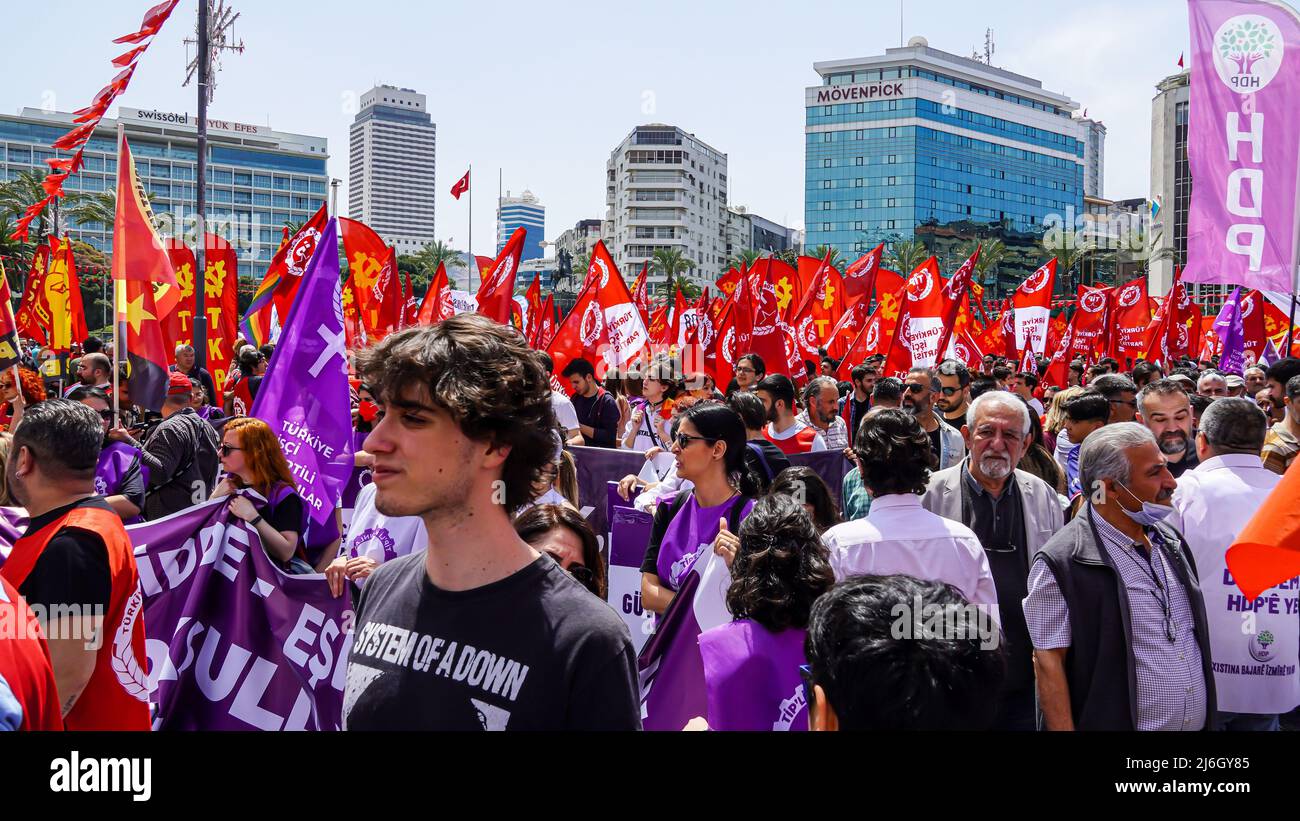 May 1, 2022, Izmir, Turkey, Turkey: 1 May International Labour Day ...