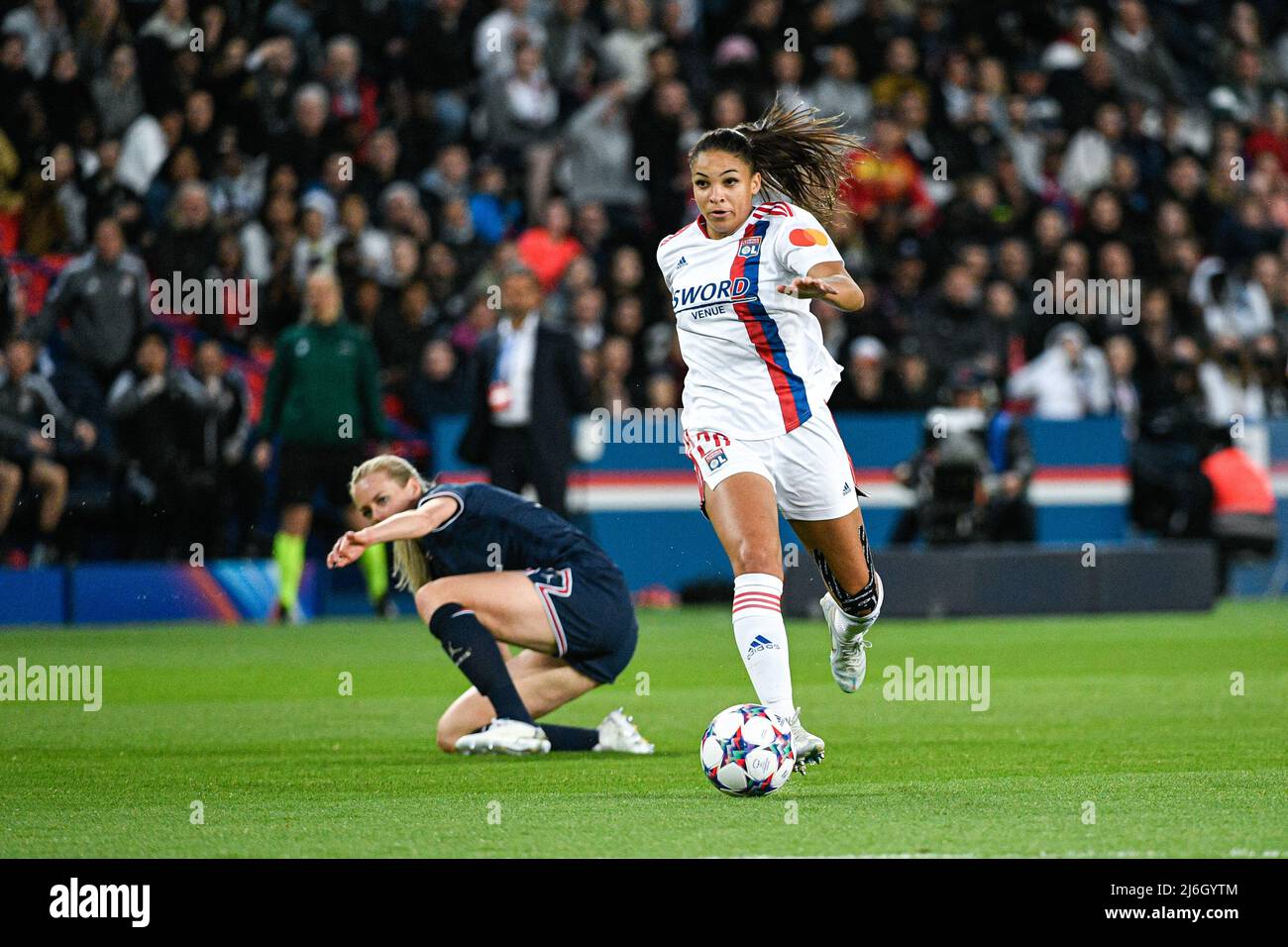 Delphine Cascarino during the UEFA Women's Champions League, semi ...