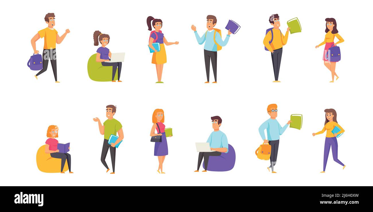 Teenager undergraduate Stock Vector Images - Alamy