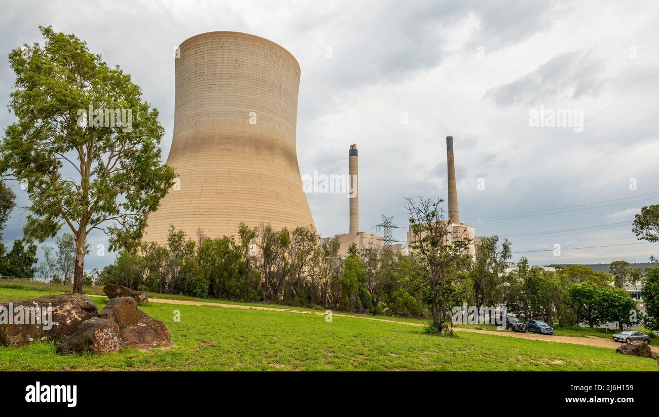 Callide power station near Biloela in queensland, australia, showing ...