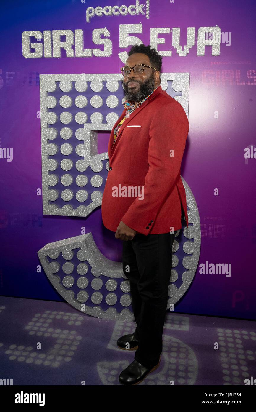 Chad Coleman attends the Peacock premiere event of GIRLS5EVA at The ...