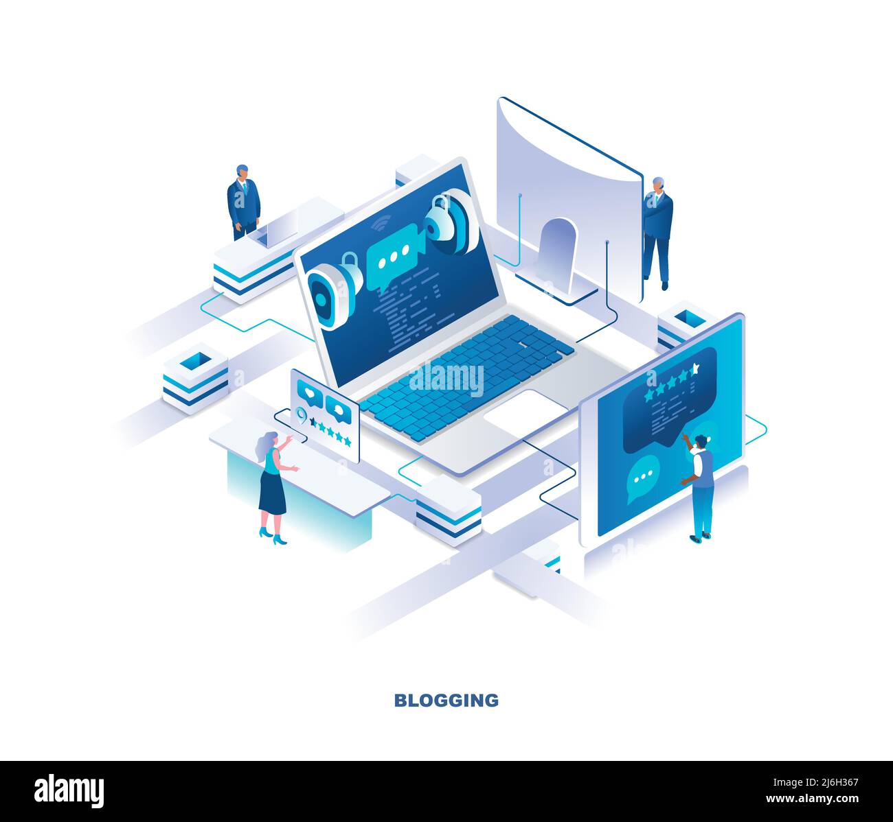 Creating content Stock Vector Images - Alamy