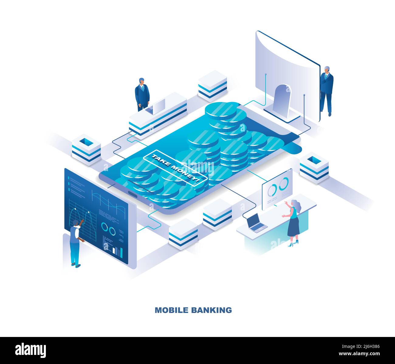 Giant digital screen Stock Vector Images - Alamy