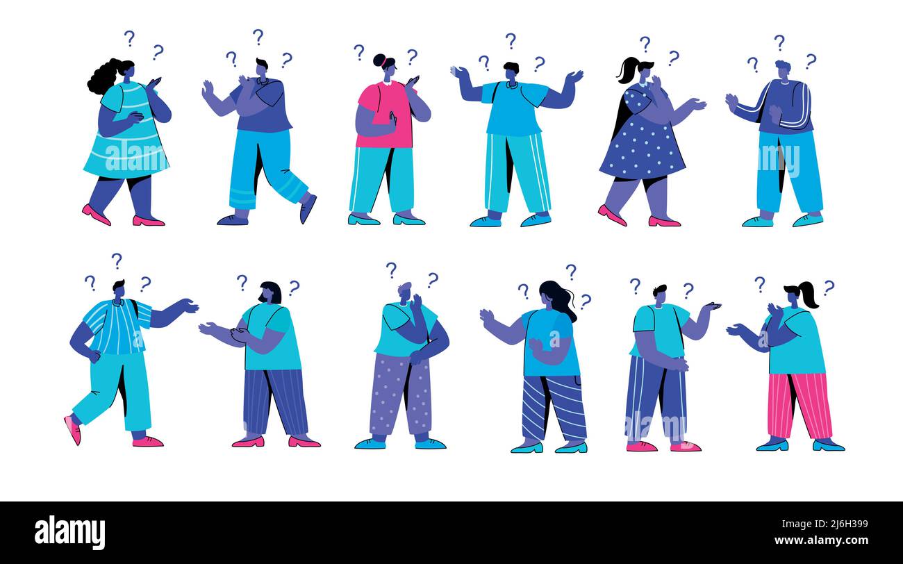 Asking questions funny Stock Vector Images - Alamy