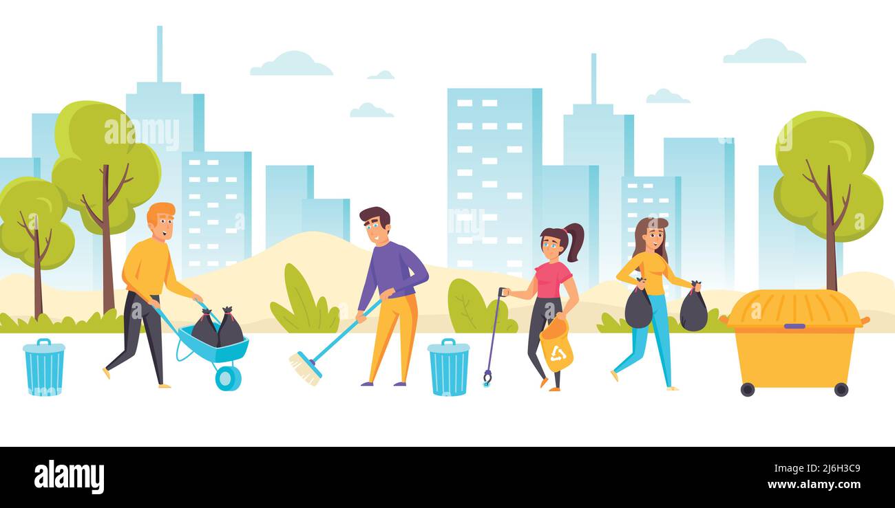 Community service clean up Stock Vector Images - Alamy