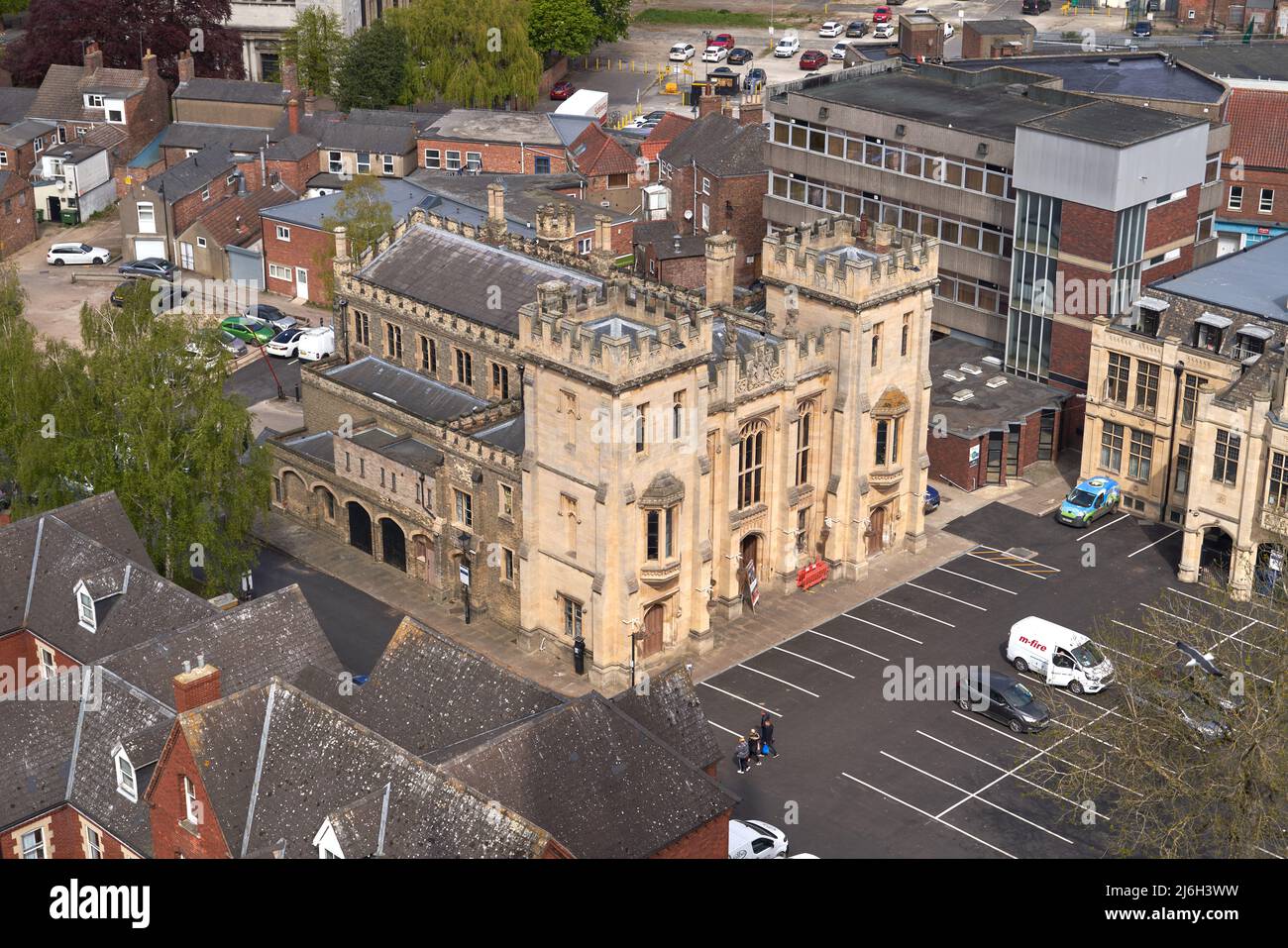 Aerial view boston uk hi-res stock photography and images - Alamy