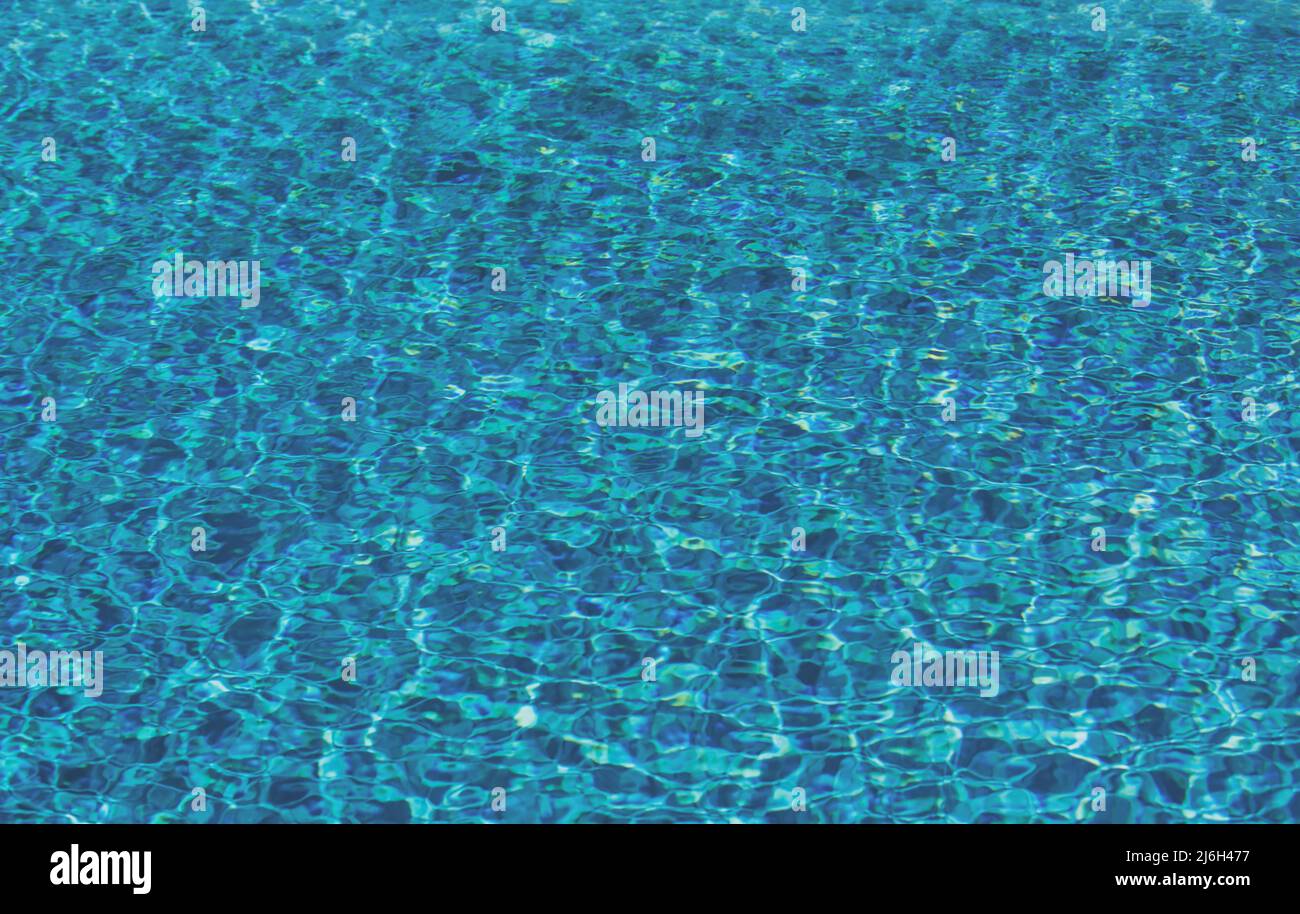 Water background. Blue water, ripples and highlights. Texture of water ...