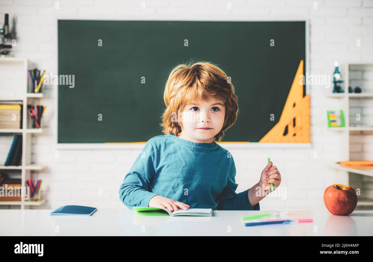 Funny child from elementary school. Elementary school. Funny kids from ...