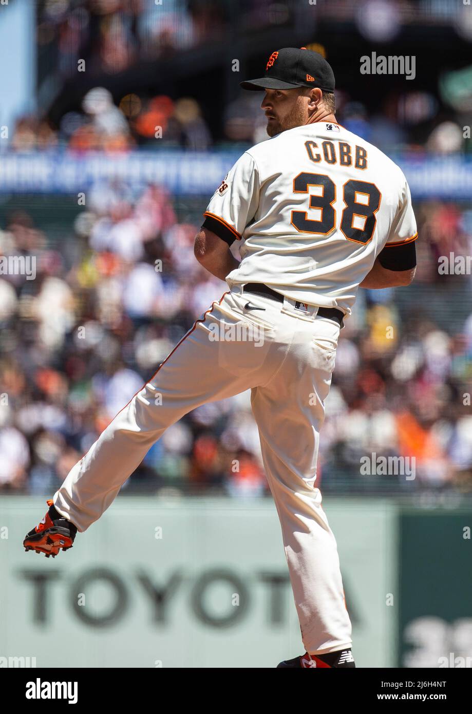 May 01 2022 San Francisco CA, U.S.A. San Francisco starting pitcher ...