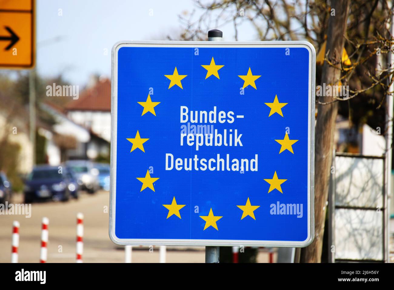 Border sign federal republic of germany hi-res stock photography and ...