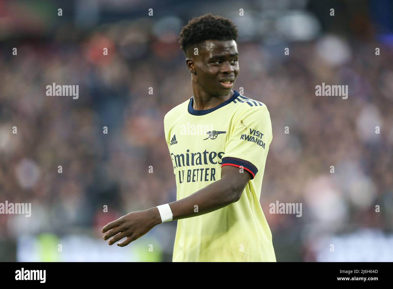 Bukayo Saka #7 of Arsenal Stock Photo - Alamy