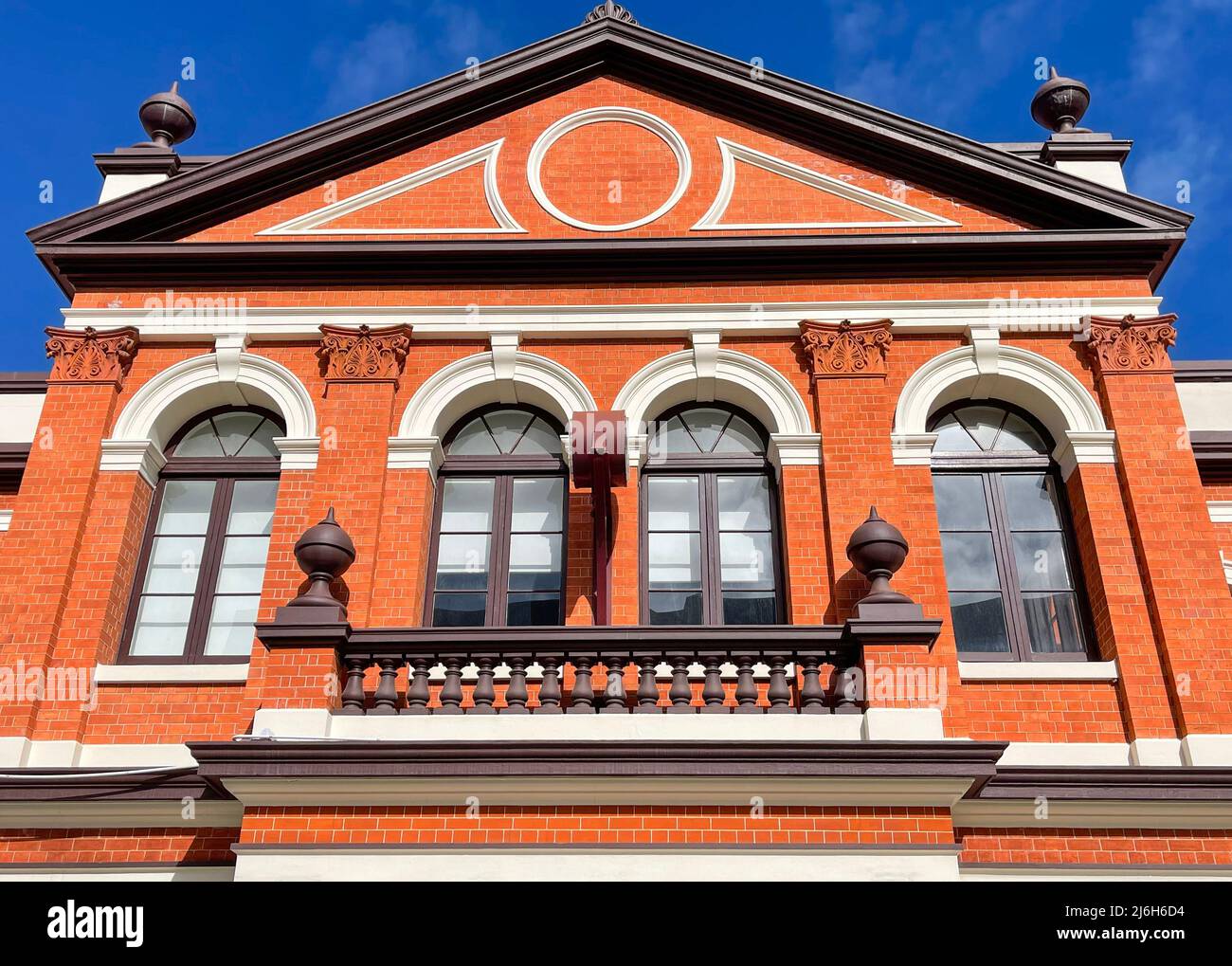Heritage listed railway station built in 1891 as a Renaissance Style ...