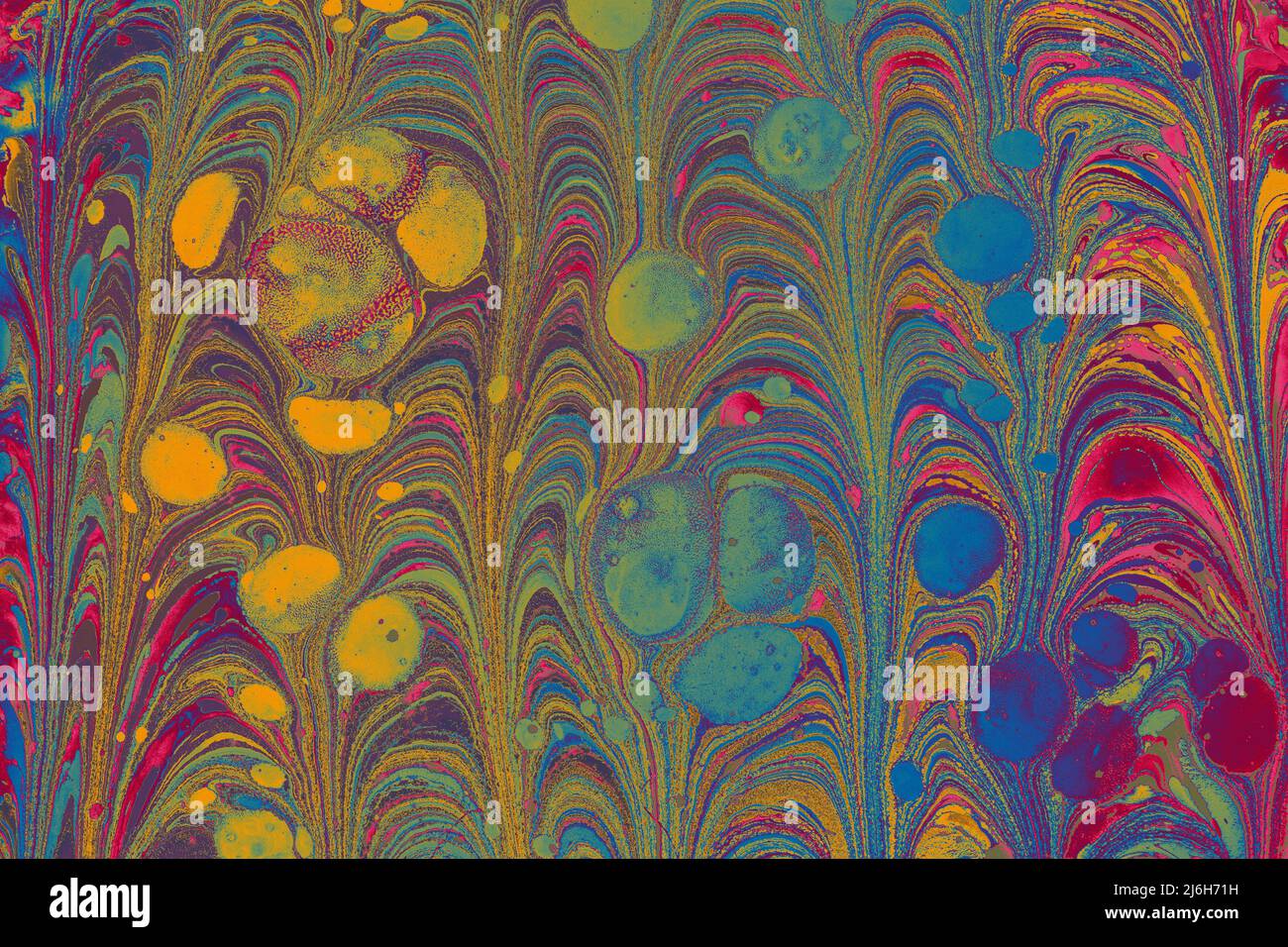 Ebru marble effect pattern design for print Stock Photo - Alamy