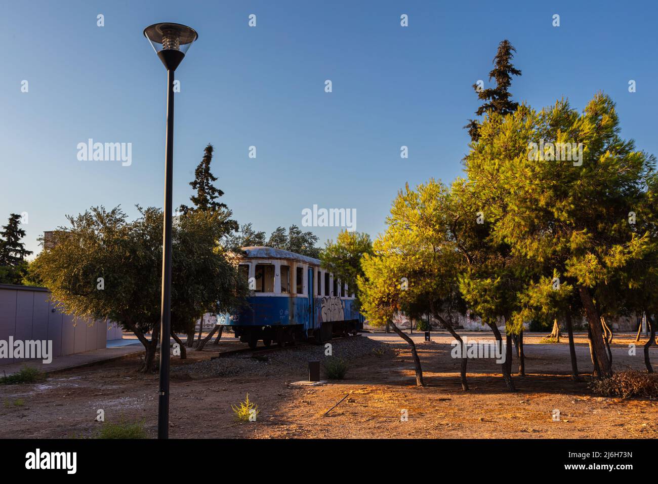 Greece train rail transport hi-res stock photography and images - Alamy