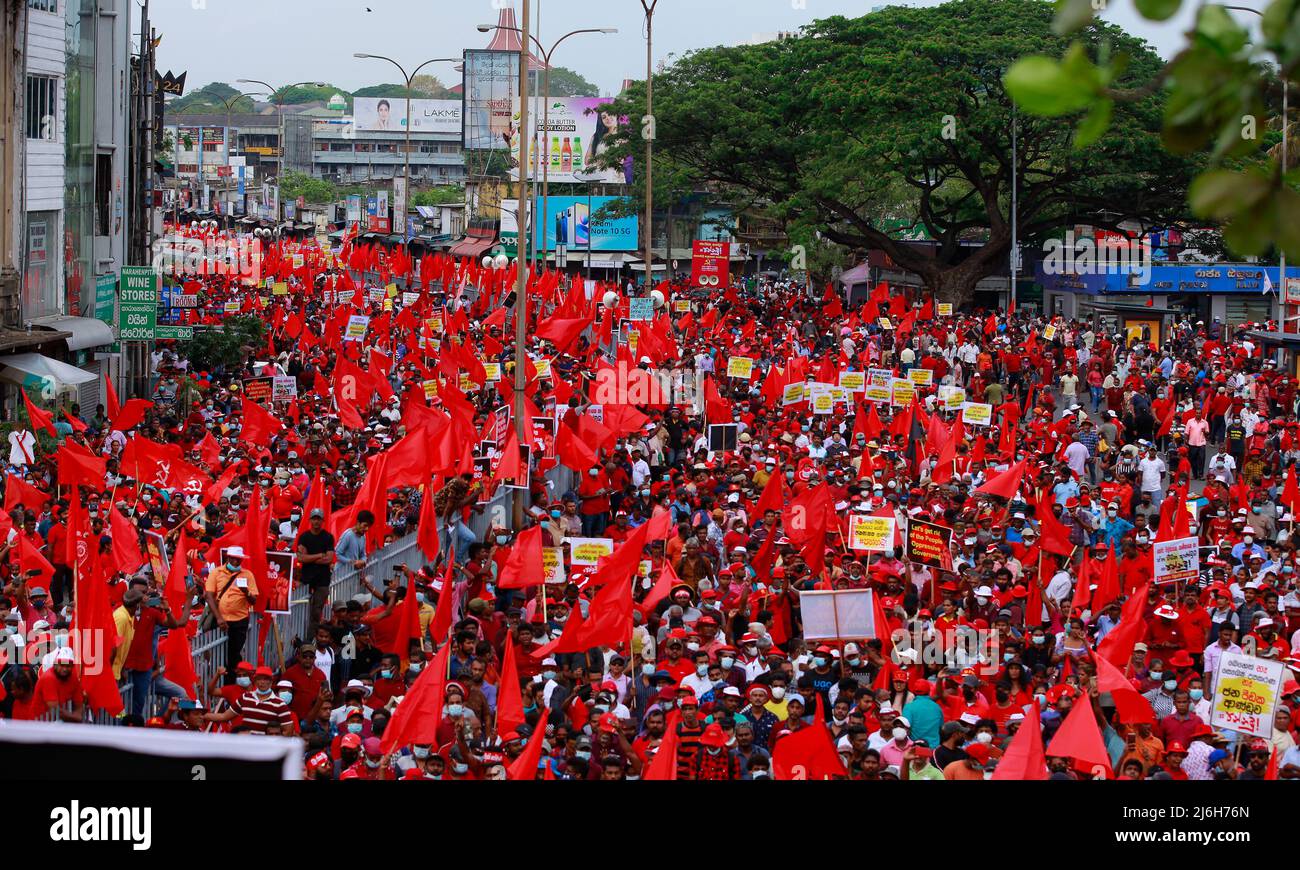 May 1, 2022, Colombo, Westren, Sri Lanka: World Labor Day was ...