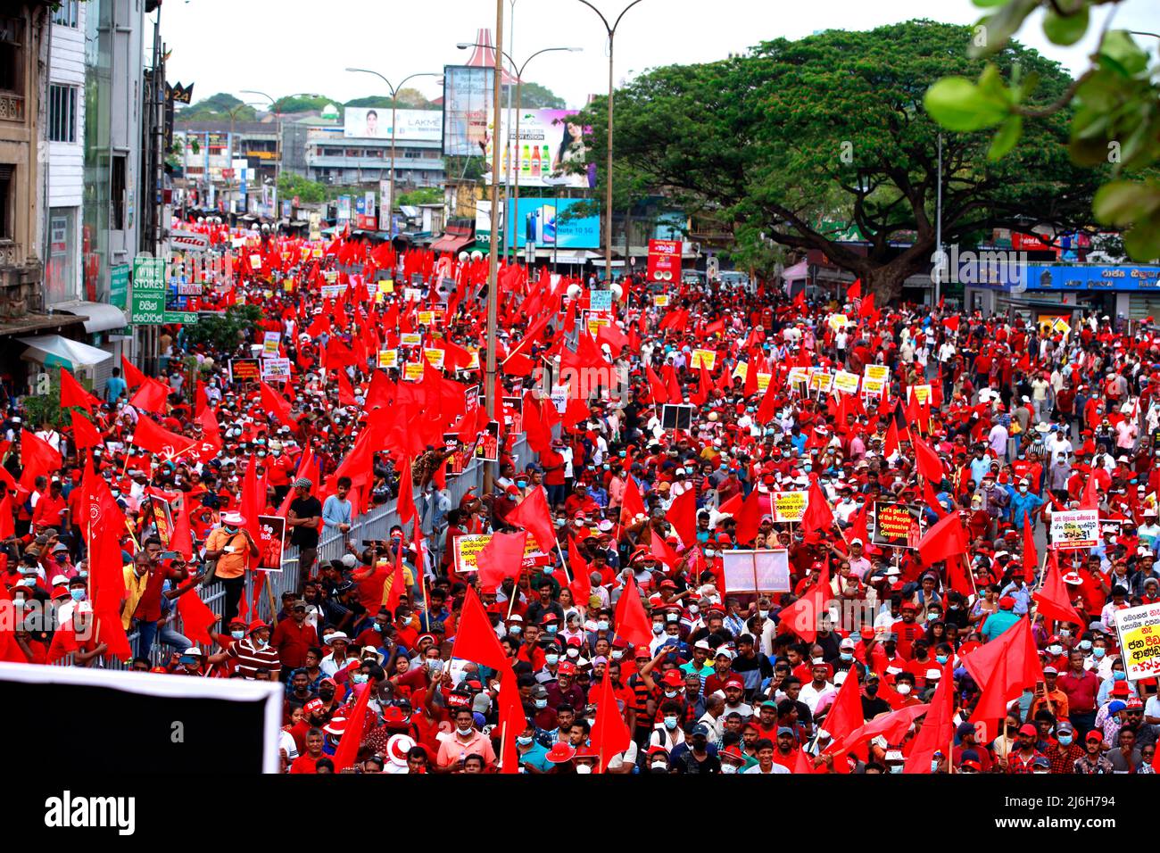 May 1, 2022, Colombo, Westren, Sri Lanka: World Labor Day was ...