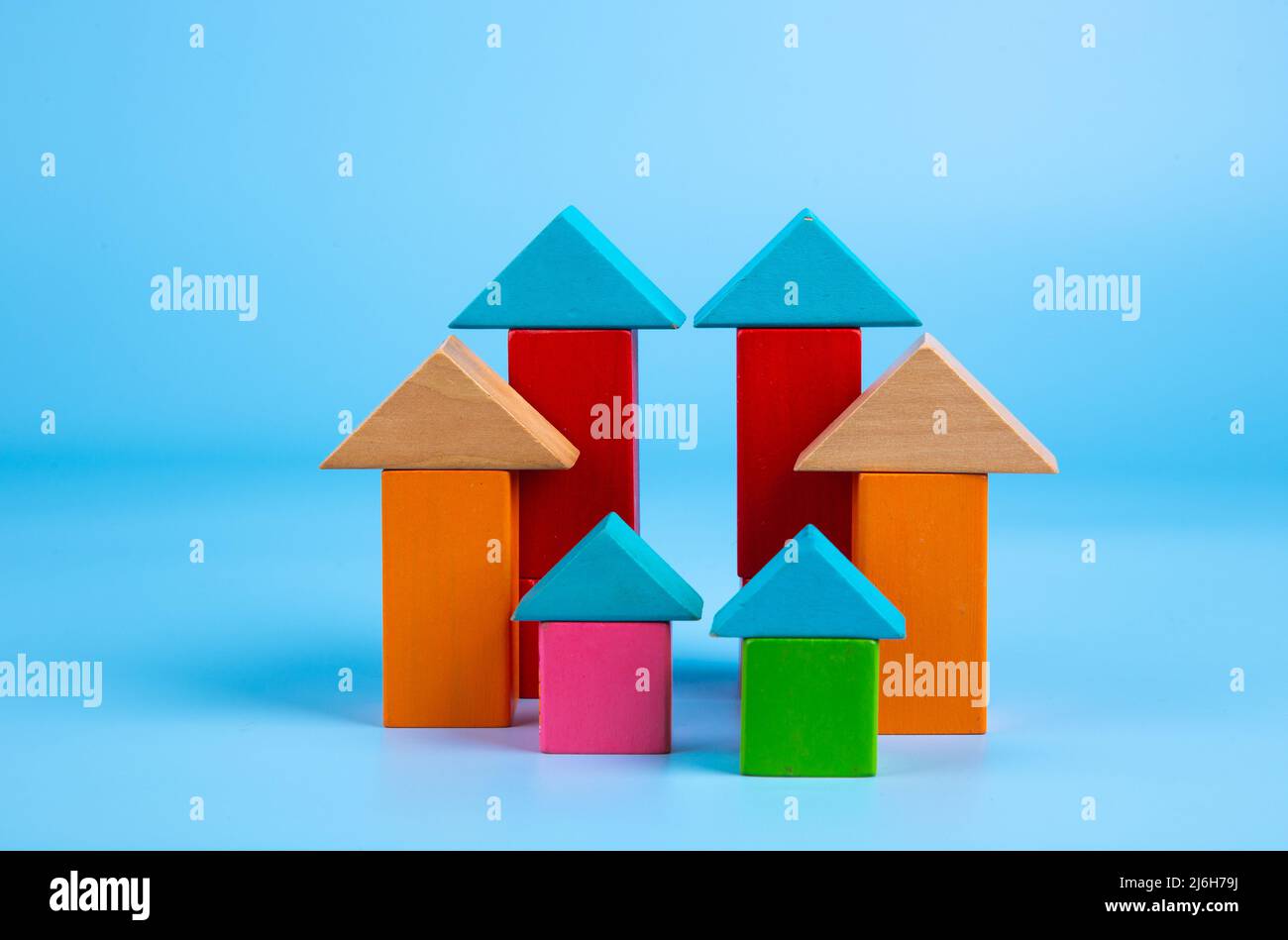 Wood house model.Choosing the right home and housing development ...
