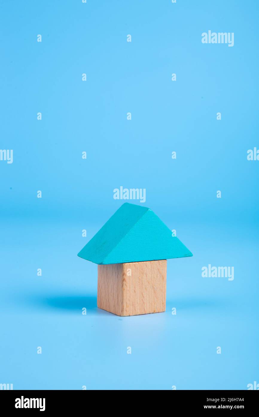 Wood house model.Choosing the right home and housing development ...