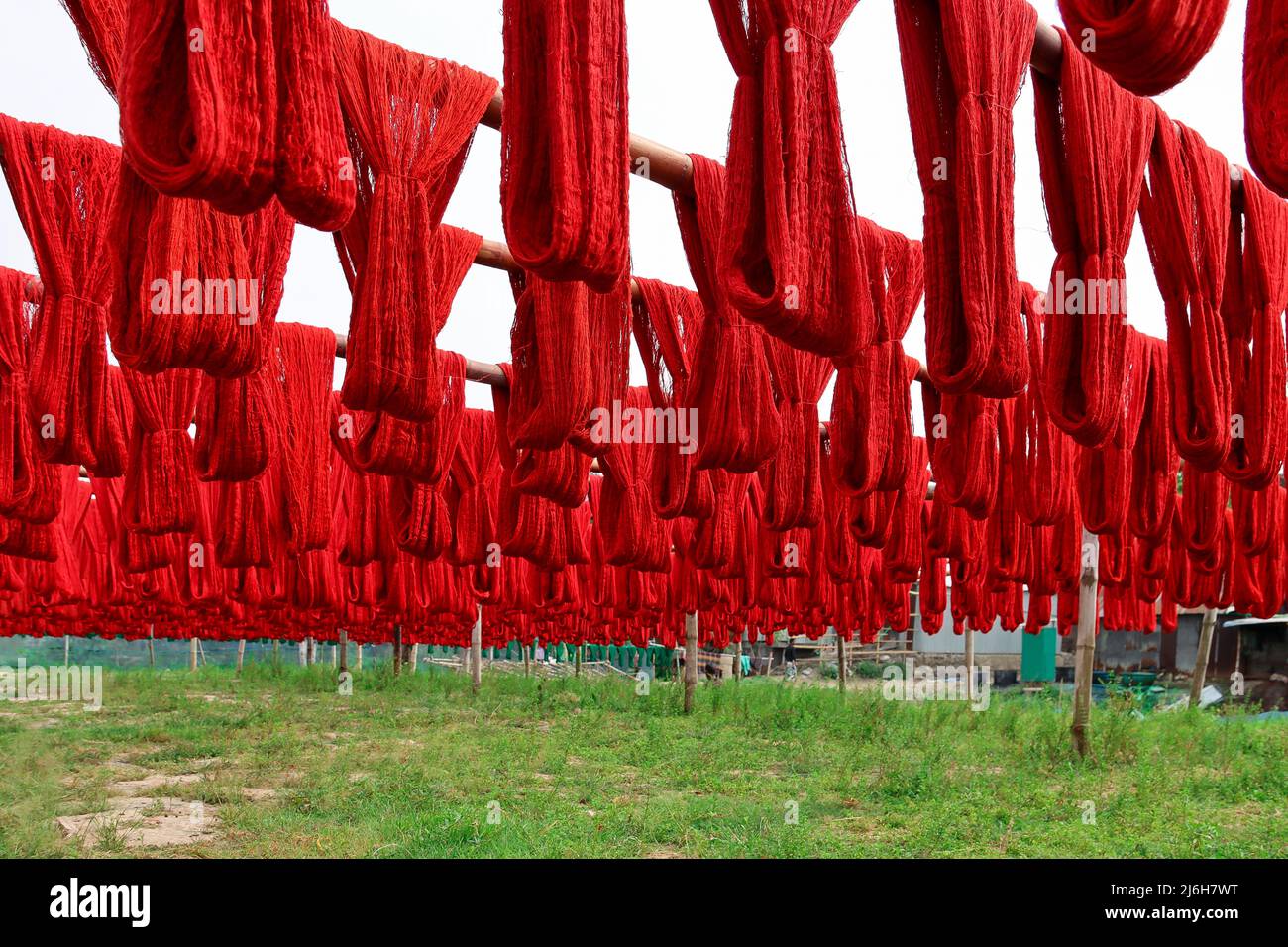 Yarn drying hi-res stock photography and images - Alamy