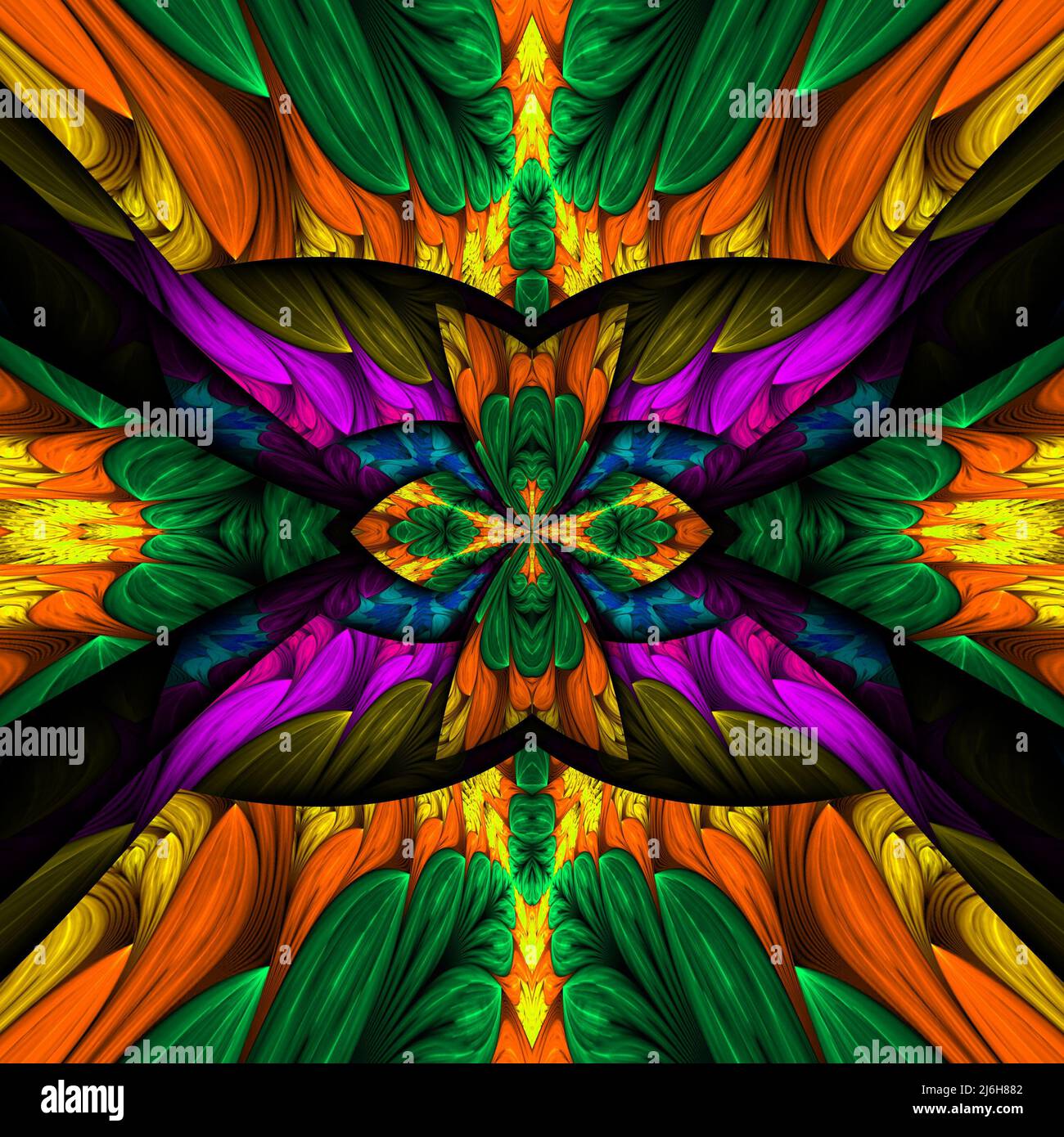 3D render of plastic background tile with embossed abstract colorful ...