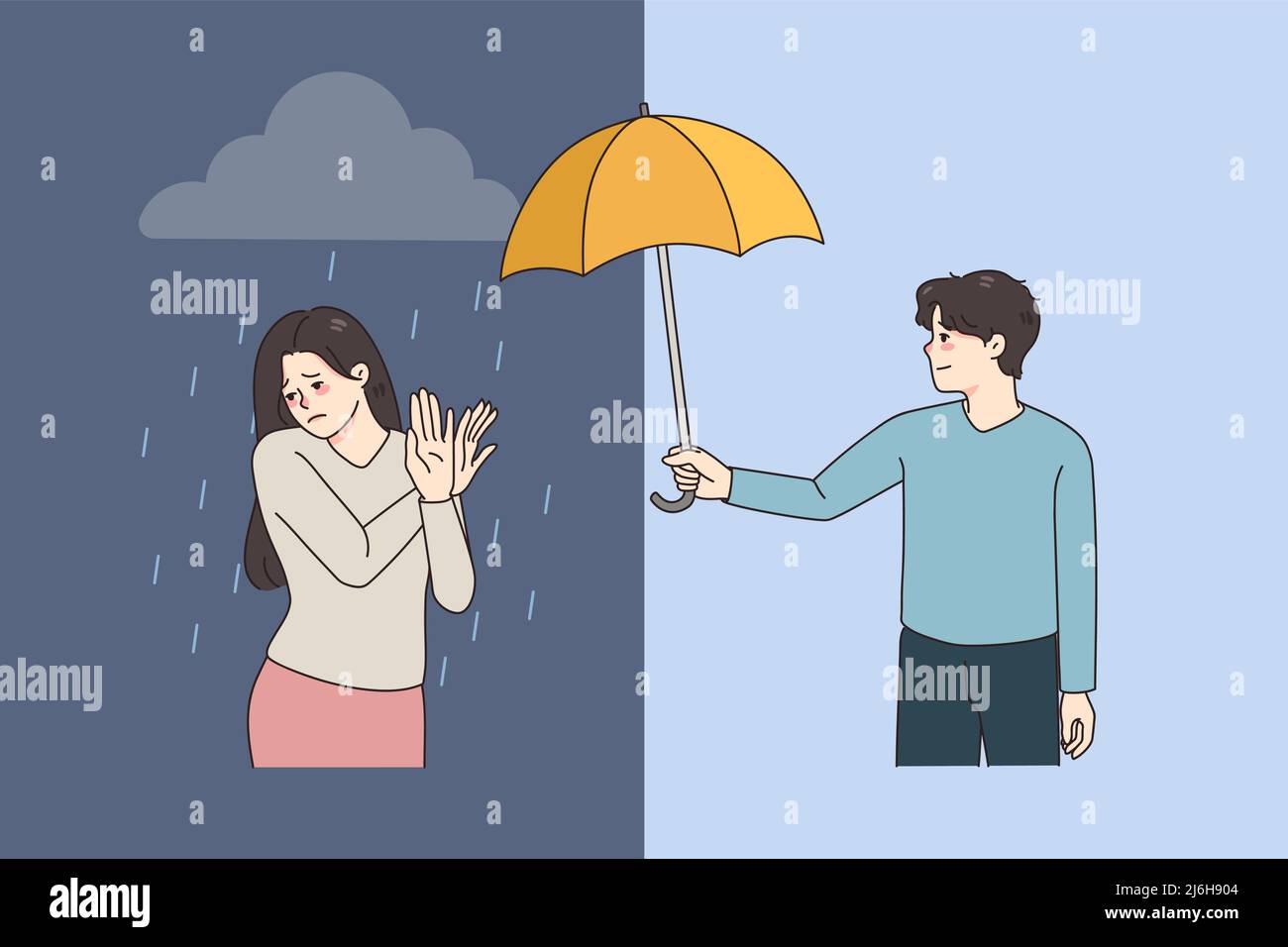 Help depressed Stock Vector Images - Alamy