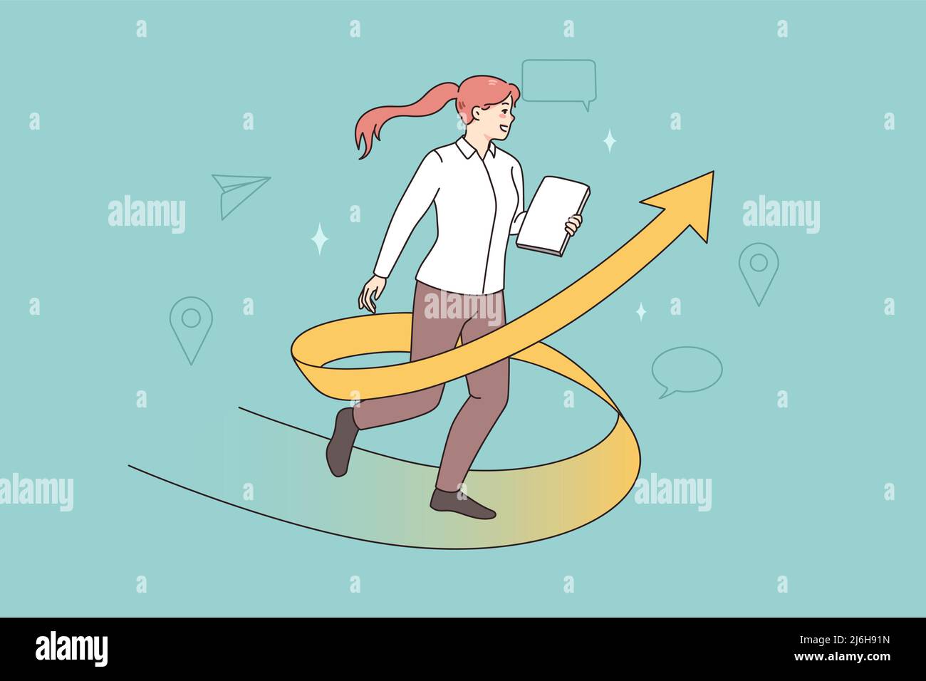 Strive forward Stock Vector Images - Alamy