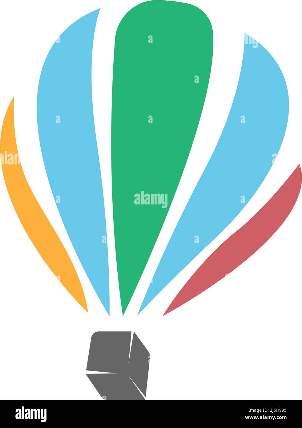 Air ballon icon logo design illustration vector Stock Vector Image ...