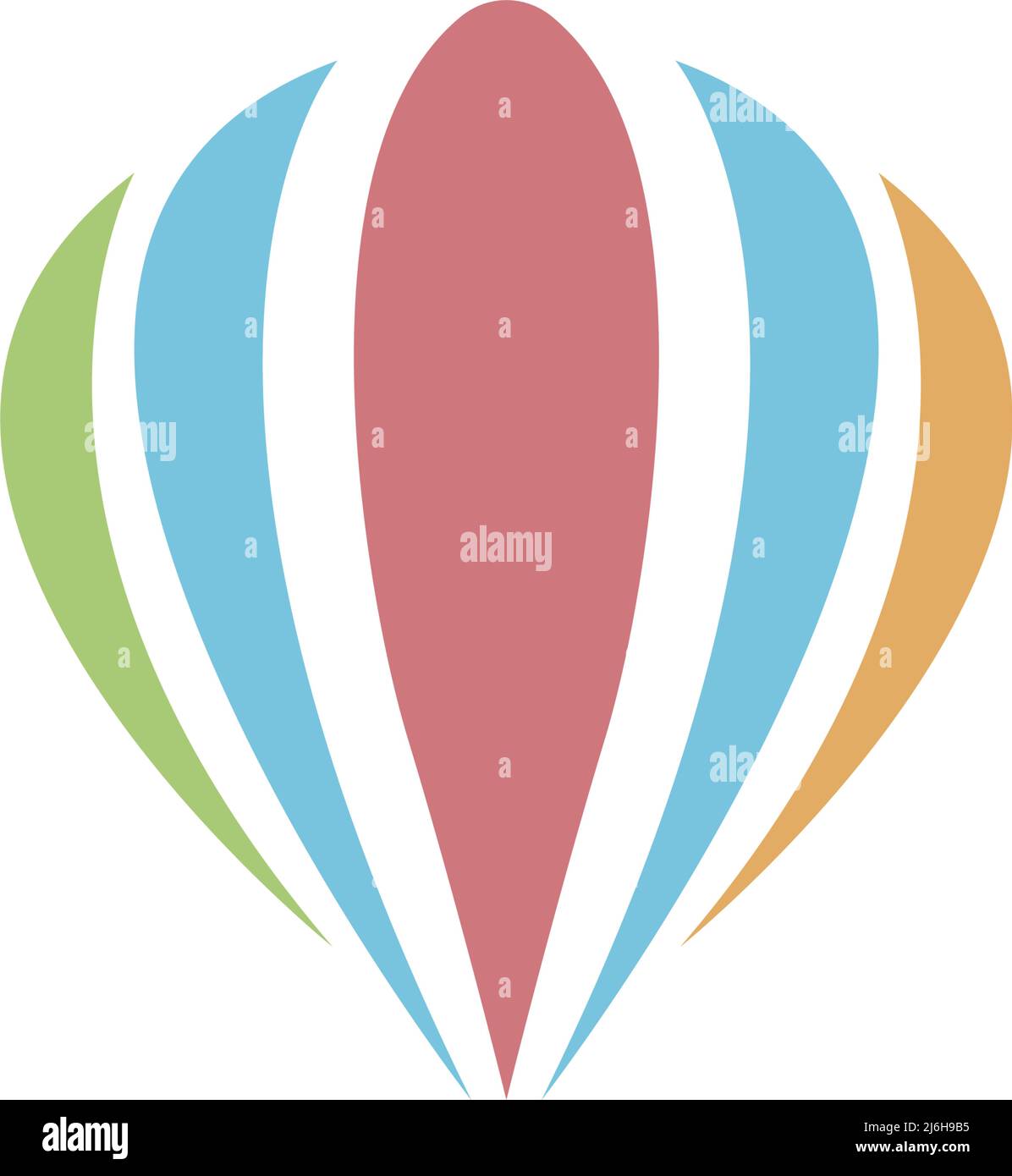 Air ballon icon logo design illustration vector Stock Vector Image ...