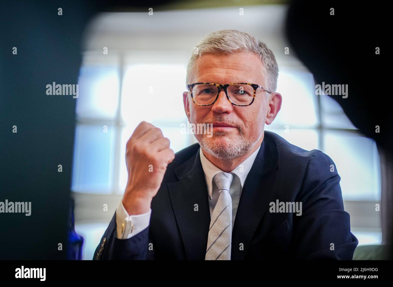 27 April 2022, Berlin: Andrij Melnyk, Ukraine's ambassador to Germany ...