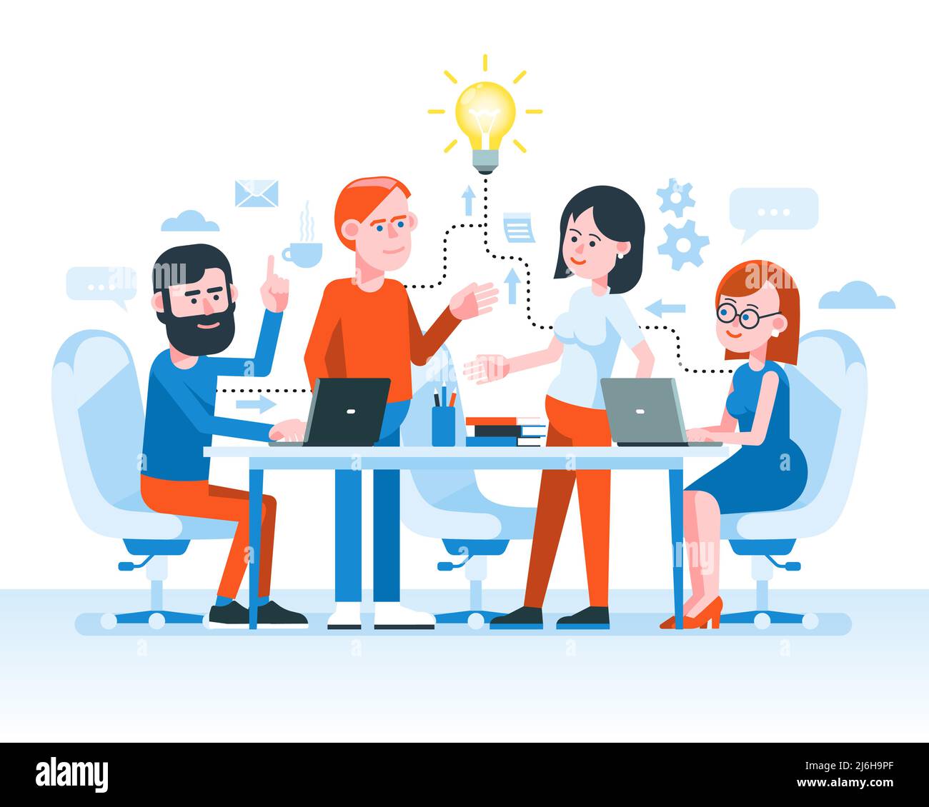 Teamwork developers on innovative hi-res stock photography and images ...