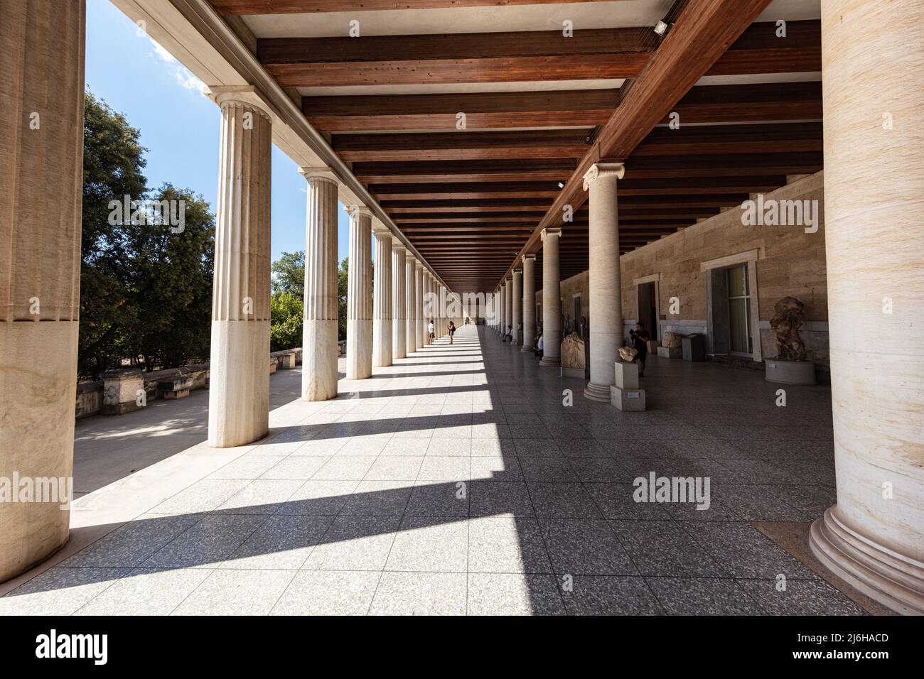 Covered roman walkway hi-res stock photography and images - Alamy