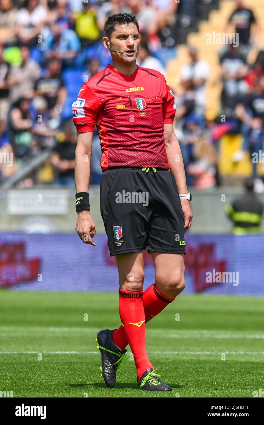Arena Garibaldi, Pisa, Italy, April 30, 2022, Referee Referee Marco ...