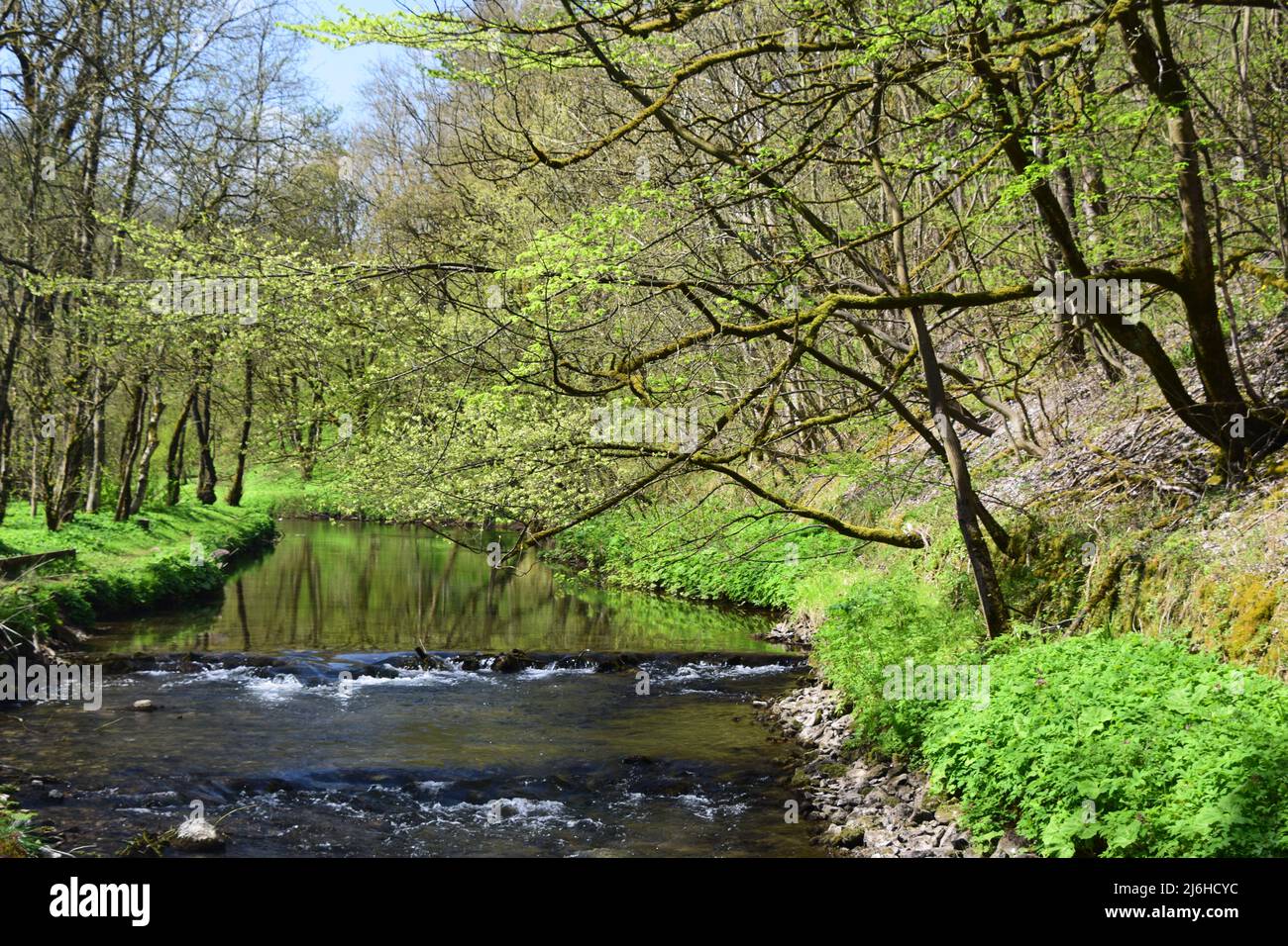 A great walk in the depths of Chee dale n the Derbyshire peak district ...