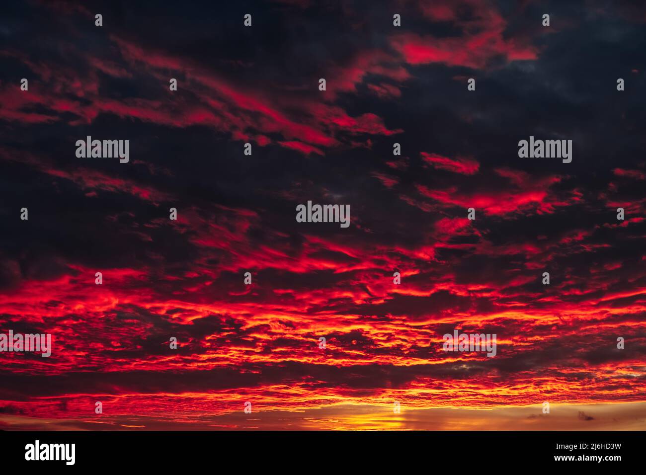 red fire blood sunset sky cloudscape beautiful phenomenon nature ...