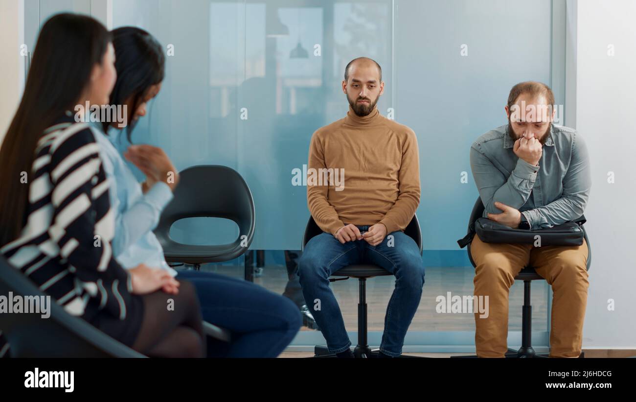 Recruitment applicant receiving cv papers hi-res stock photography and ...