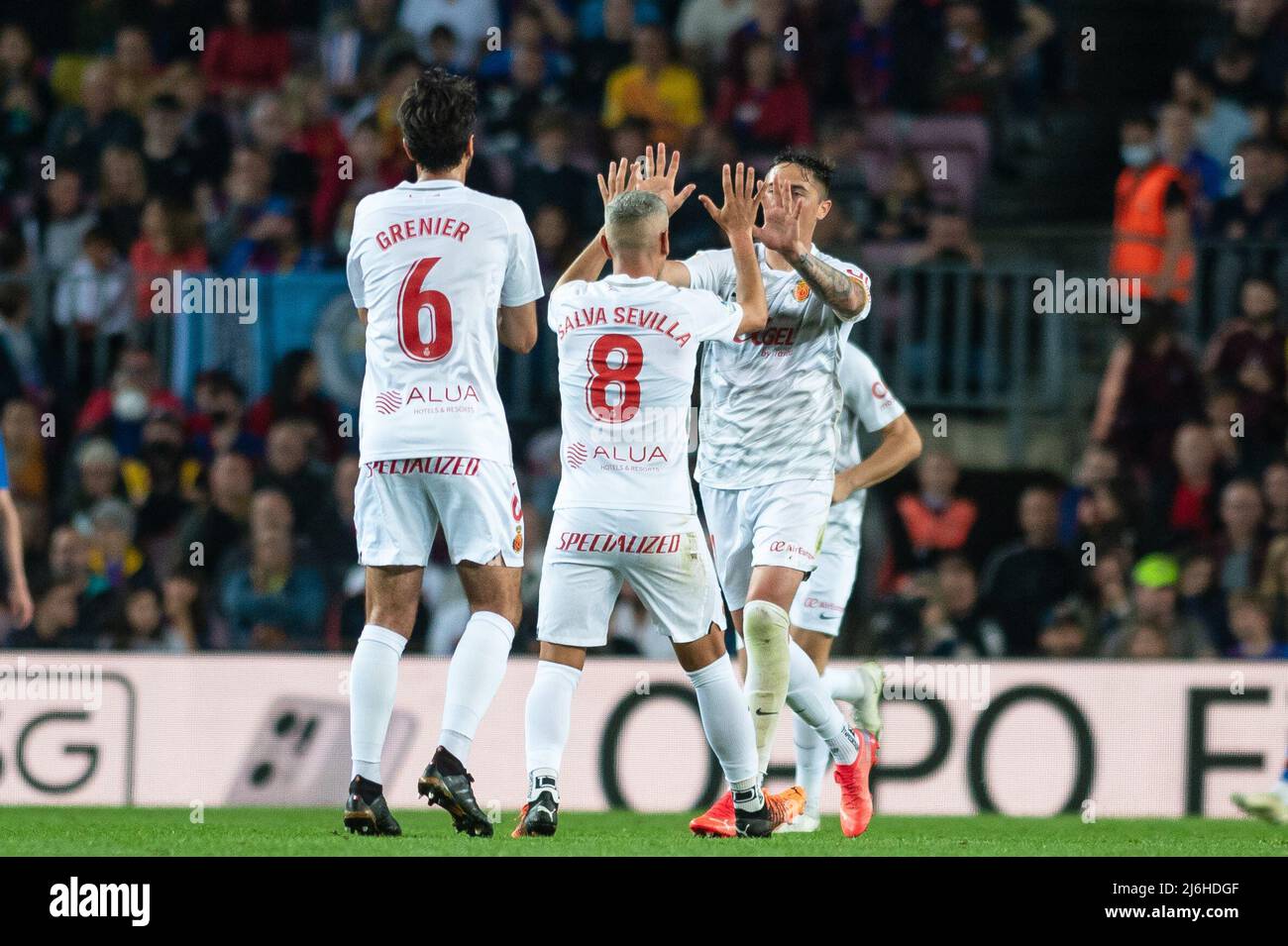 Barcelona, Spain. 01st May, 2022. Antonio Raillo of RCD Mallorca ...