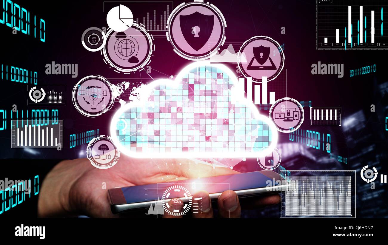 Conceptual cloud computing and data storage technology for future ...