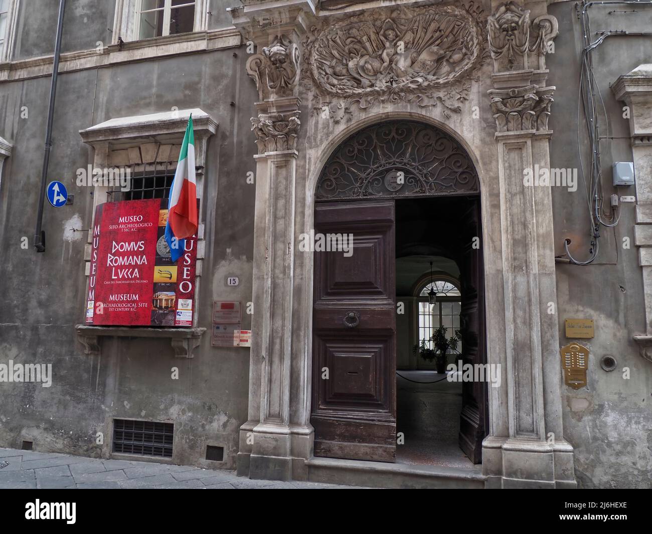 Domus Romana Lucca museum, Lucca, Tuscany,Italy,Europe Stock Photo - Alamy