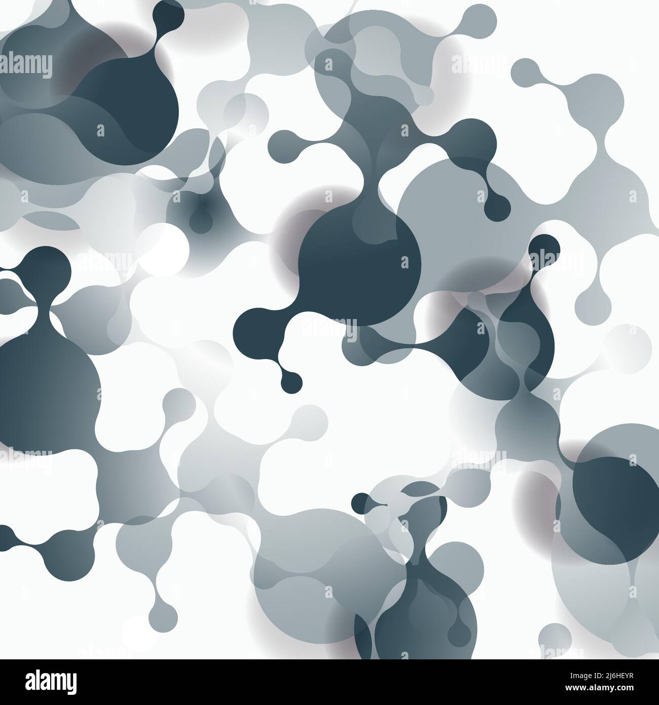 Science background with cells. Vector biology and medicine and bacteria ...