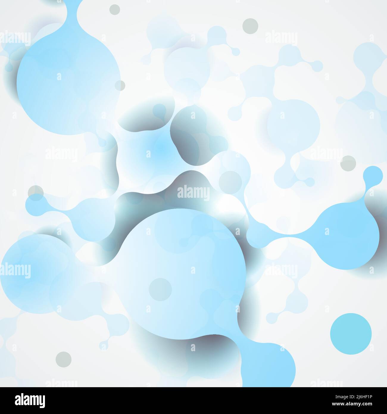 Science abstract background with molecular structure. Vector ...