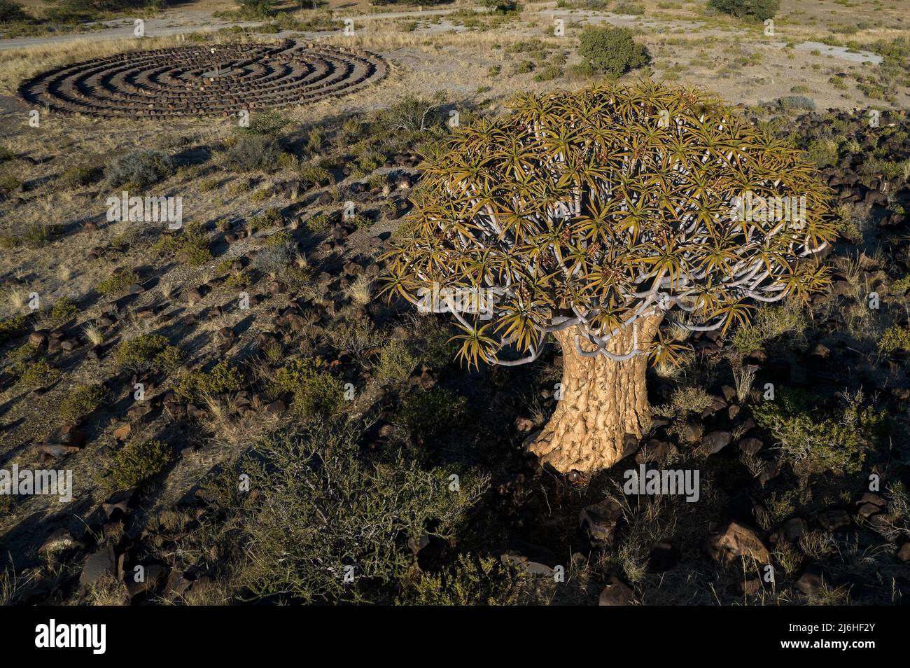 (220502) -- WINDHOEK, May 2, 2022 (Xinhua) -- Aerial photo taken on ...