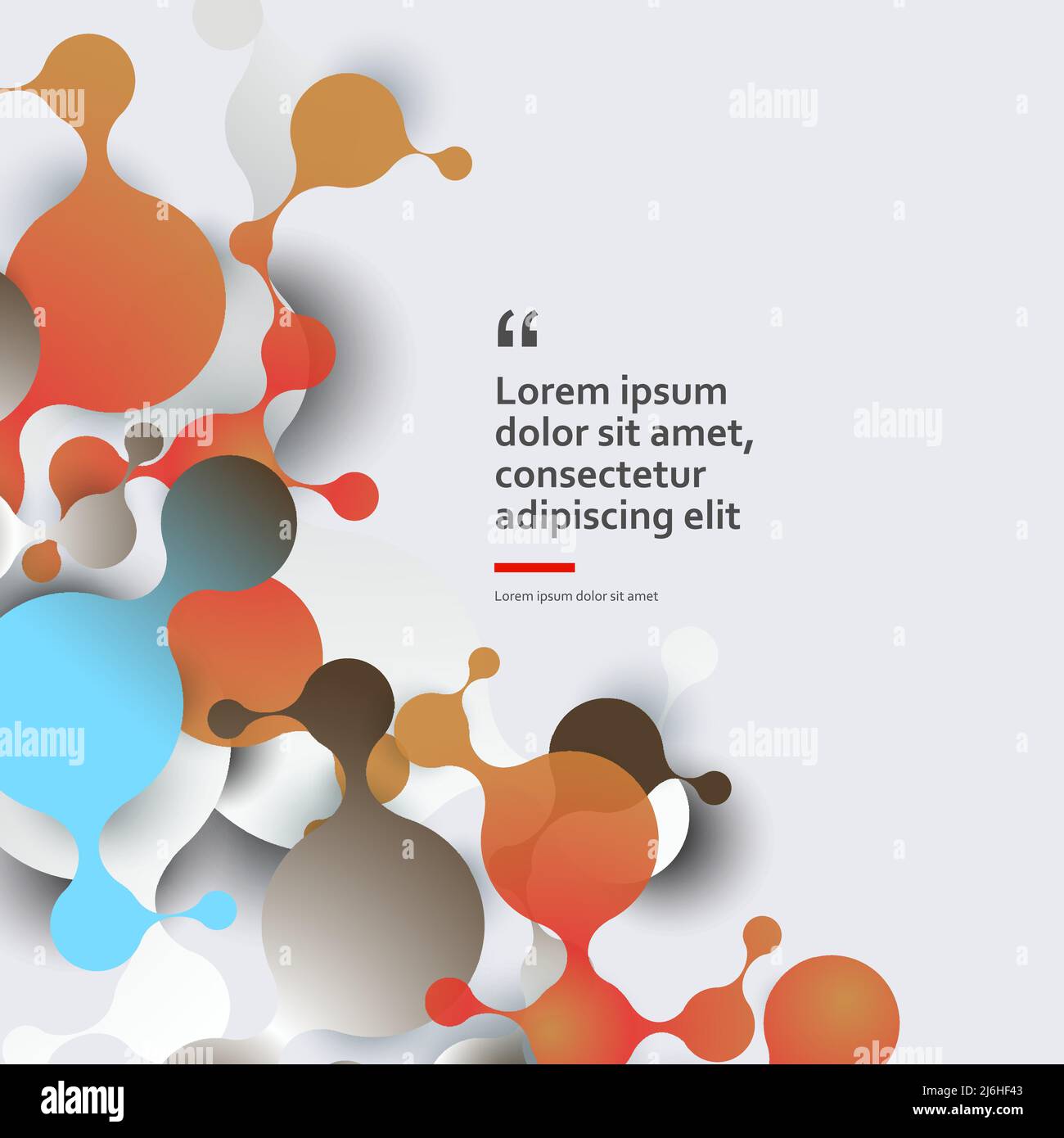 Abstract molecules background with cells structure and DNA molecule ...