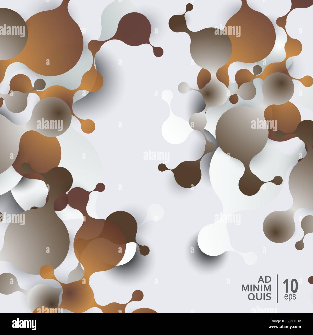 Abstract molecules background with cells structure and DNA molecule ...