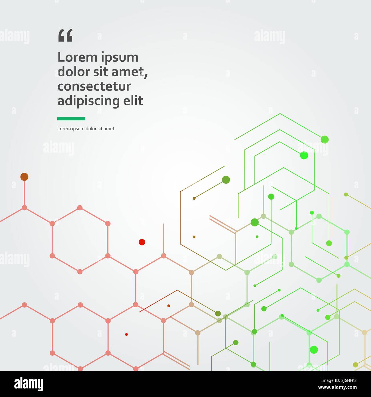 Molecular hexagons structures on white background. Vector illustration ...