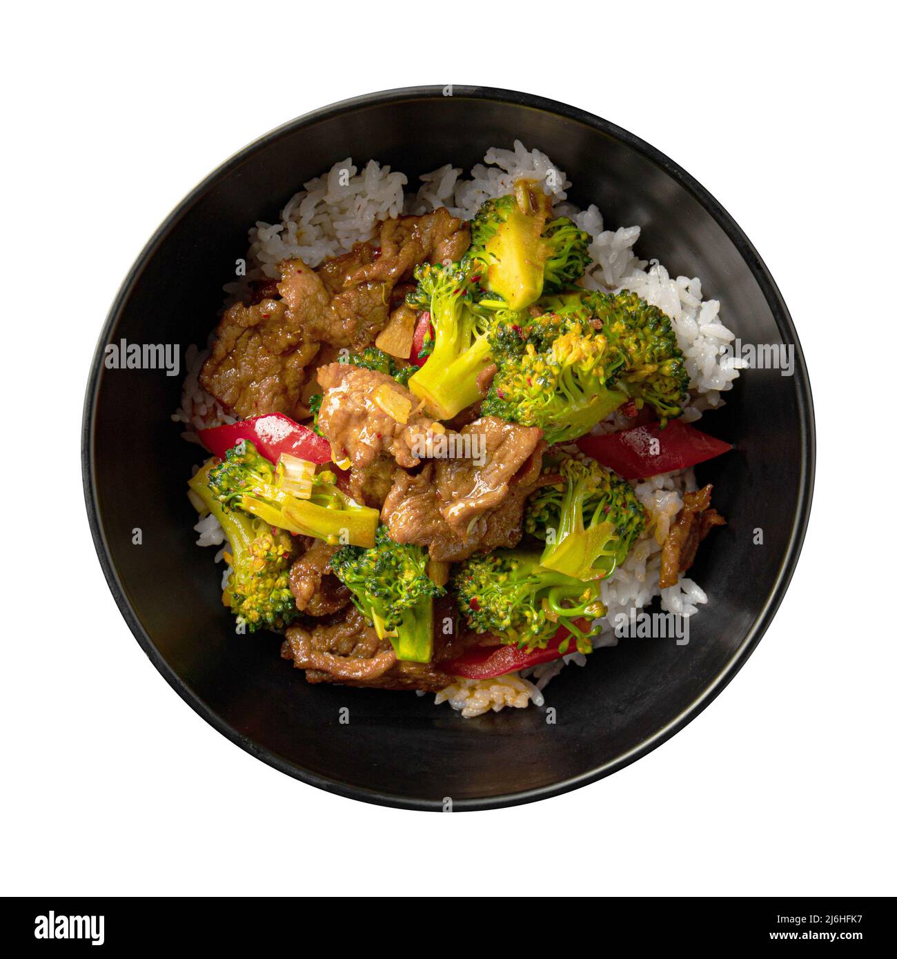 Delicious asian meal rice Cut Out Stock Images & Pictures - Alamy