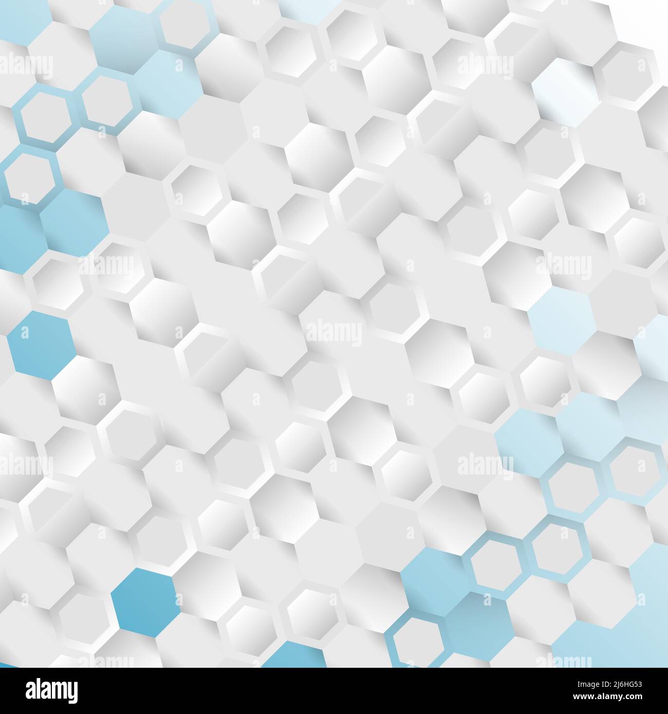 Simple blue background with connect hexagons Stock Vector Image & Art ...