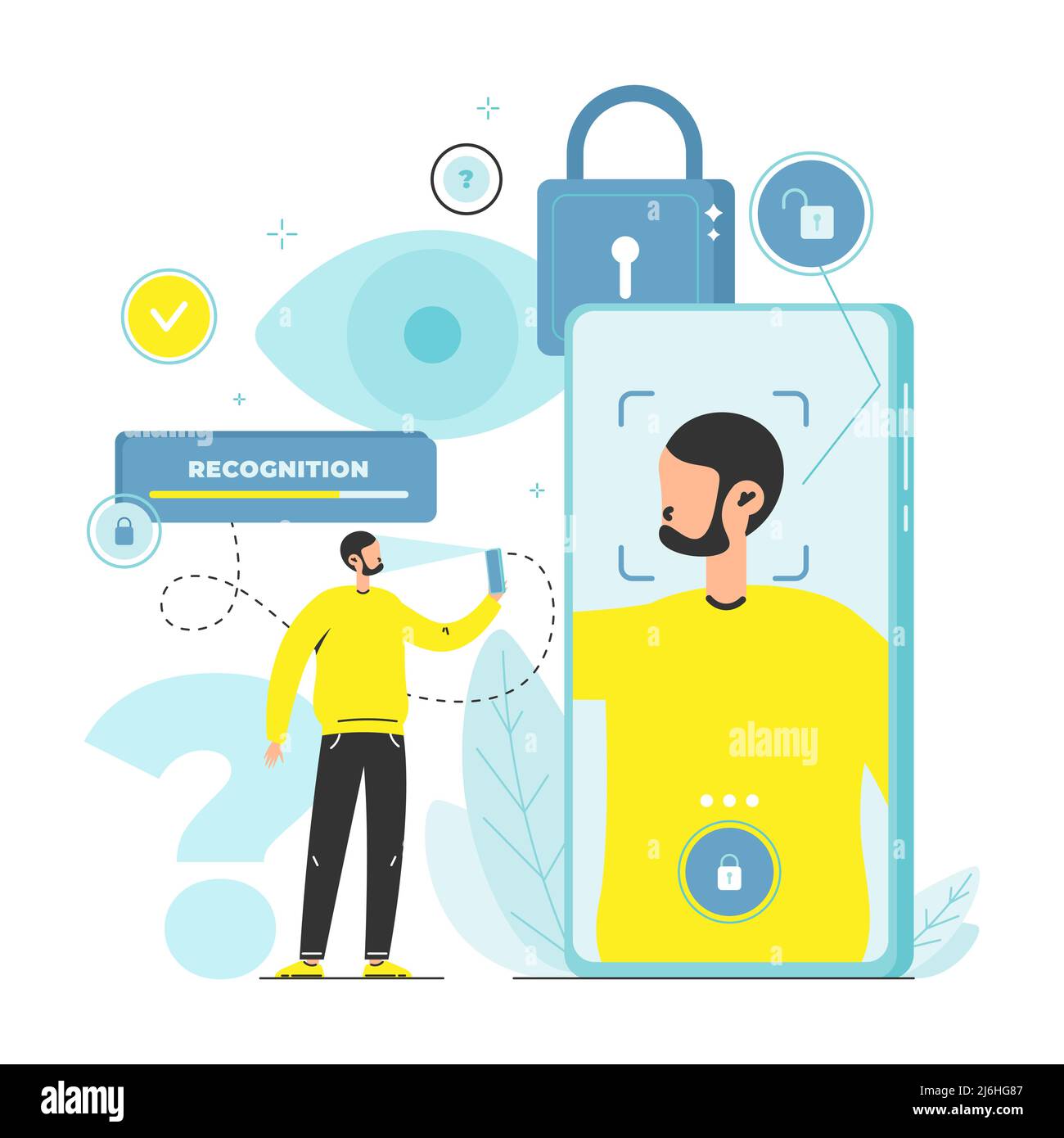 Mobile data access Stock Vector Images - Alamy