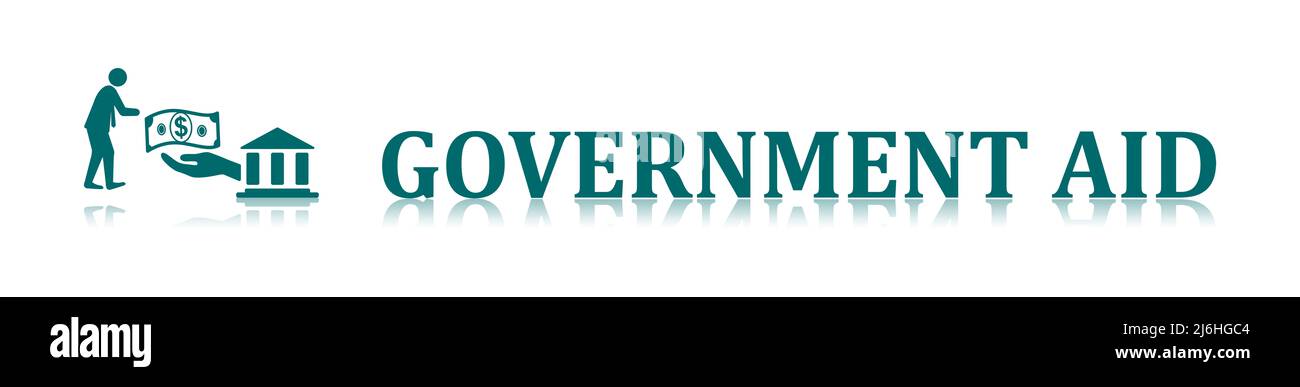 Illustration of a government aid concept Stock Photo - Alamy